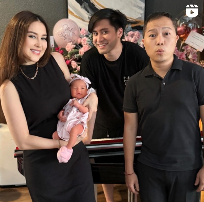 7 Foto Perdana Baby Kimova Anak Kevin Aprilio-Vicy Melanie, Imut Menggemaskan