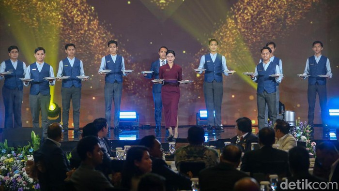 CT Jamu Para Tamu Gala Dinner di detikcom Awards 2024
