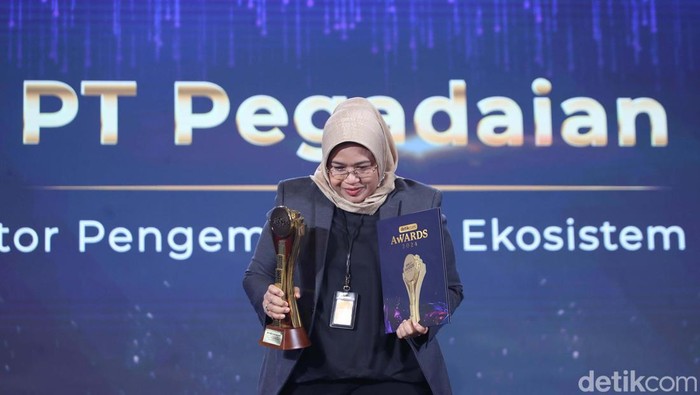 Pegadaian Raih Inovator Pengembangan Ekosistem Emas detikcom Awards 2024