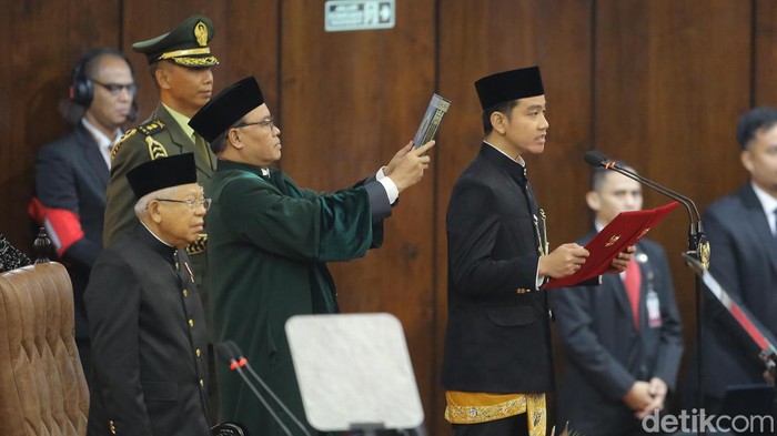 Ucap Sumpah, Prabowo-Gibran Resmi Jadi Presiden dan Wapres RI 2024-2029