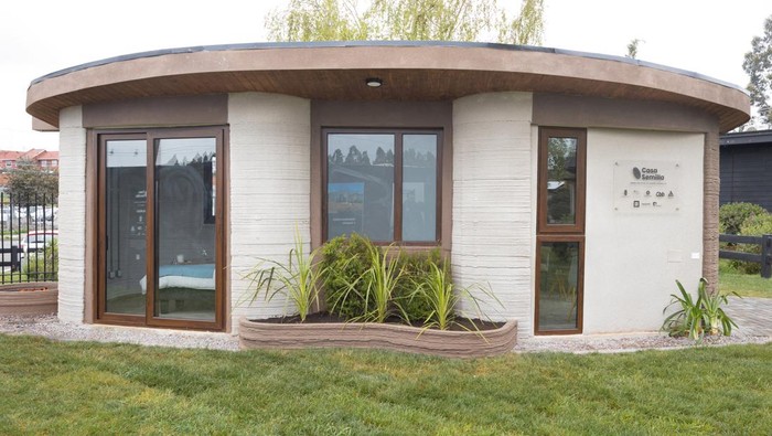 Penampakan Rumah Cetak 3D Pertama di Amerika Latin