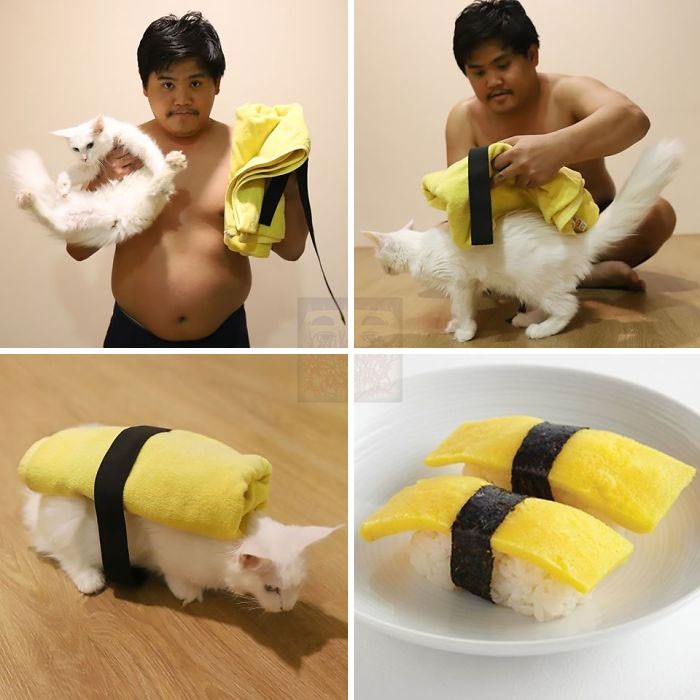 Kreatif! 10 Potret Makanan Hasil Cosplay yang Bikin Ngakak