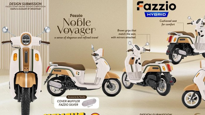 Wujud Modifikasi Fazzio dari Digital hingga Jadi Bentuk Nyata