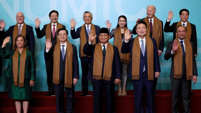 Potret Presiden Prabowo Foto Bareng Pemimpin Negara di KTT APEC 2024