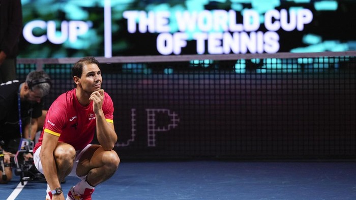 Ekspresi Rafael Nadal Usai Umumkan Gantung Raket