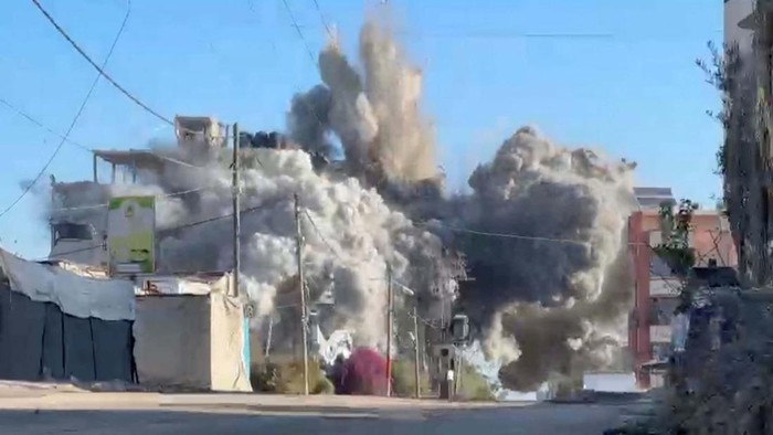 Detik-detik Rudal Israel Hancurkan Kamp Pengungsi Nuseirat