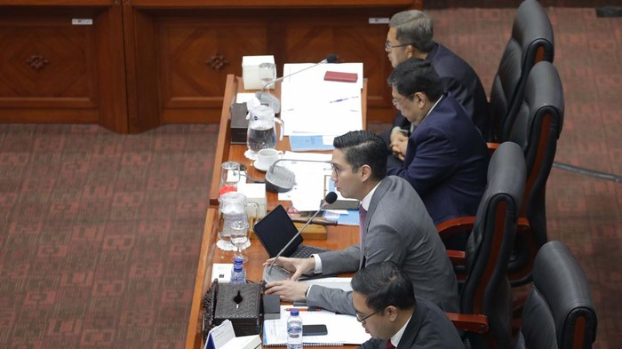 Potret Menlu Raker Dengan Komisi 1 Dpr Ri