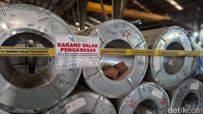 Baja Tak Sesuai SNI Senilai Rp 23 M Disita, Ini Penampakannya