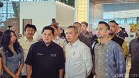 Erick-Raffi Ahmad Cek Bandara Soetta, Pastikan Harga Tiket Pesawat Turun