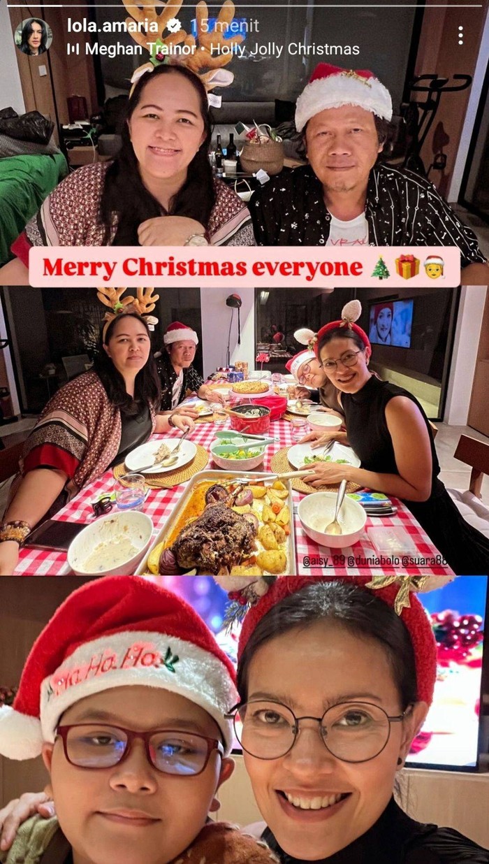 Potret 10 Artis Makan Bareng Keluarga saat Rayakan Natal Potret 10 Artis Makan Bareng Keluarga saat Rayakan Natal