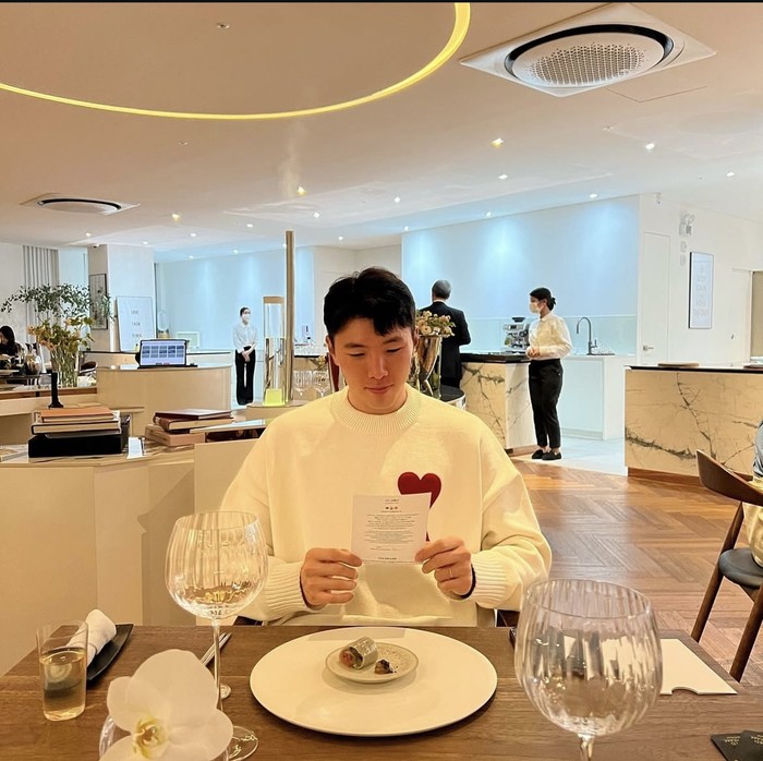 Momen Shin Jae Won, Putra Shin Tae Yong Saat Makan Bareng Keluarga