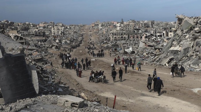 Gencatan Senjata Dimulai, Warga Gaza Pulang ke Reruntuhan Rumah Gencatan Senjata Dimulai, Warga Gaza Pulang ke Reruntuhan Rumah