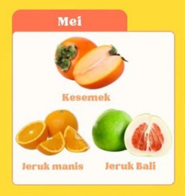 Ini Kalender Musim Buah Lokal Indonesia 2025