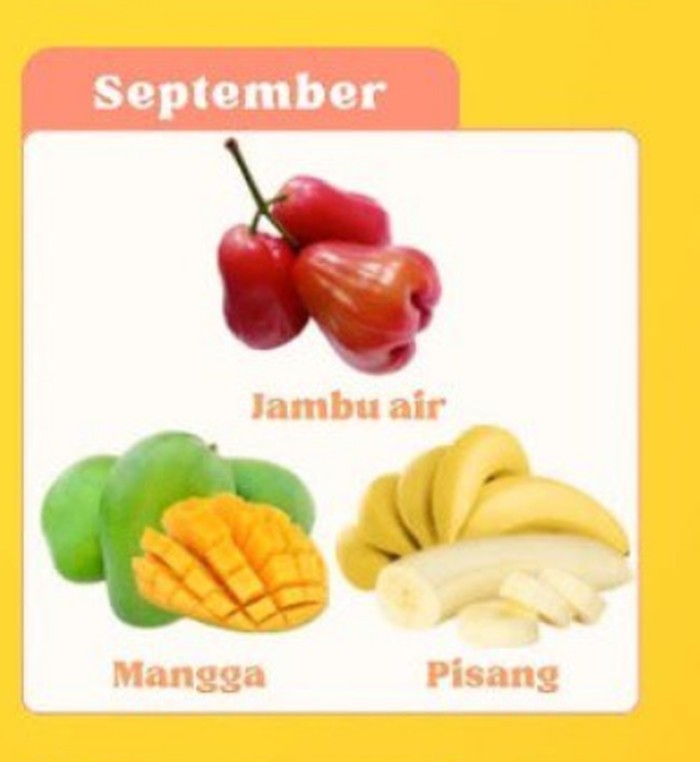 Ini Kalender Musim Buah Lokal Indonesia 2025