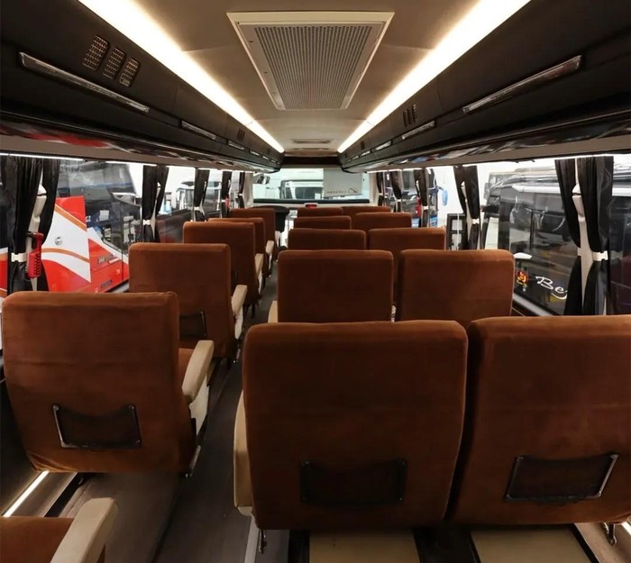 Potret Bus Terbaru PO Raya yang Setia Pakai Livery Klasik dan Kursi Pesawat
