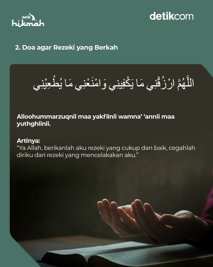 Doa Rezeki Lancar dan Tak Terputus