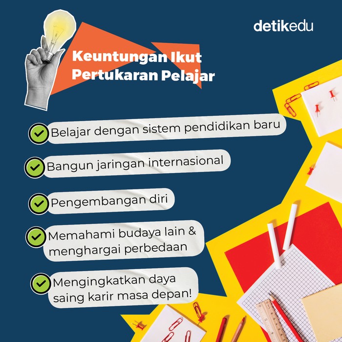 Infografis: Mau Ikut Pertukaran Pelajar? Jangan Lupa Siapkan 5 Hal Ini!