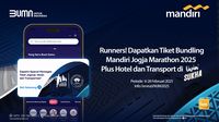 Cara Dapat Tiket Bundling Mandiri Jogja Marathon 2025 Plus Hotel ...