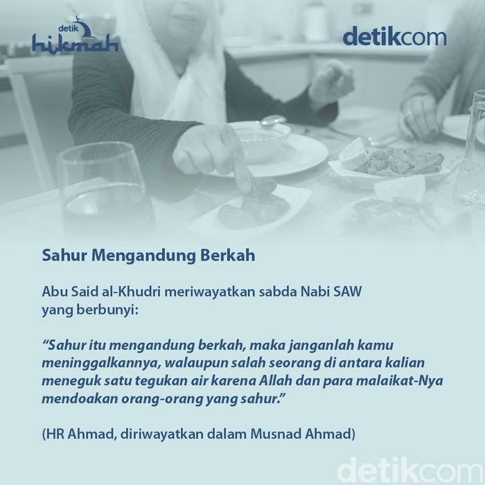 Puasa Tidak Sahur Sah-sah Saja, Tapi...
