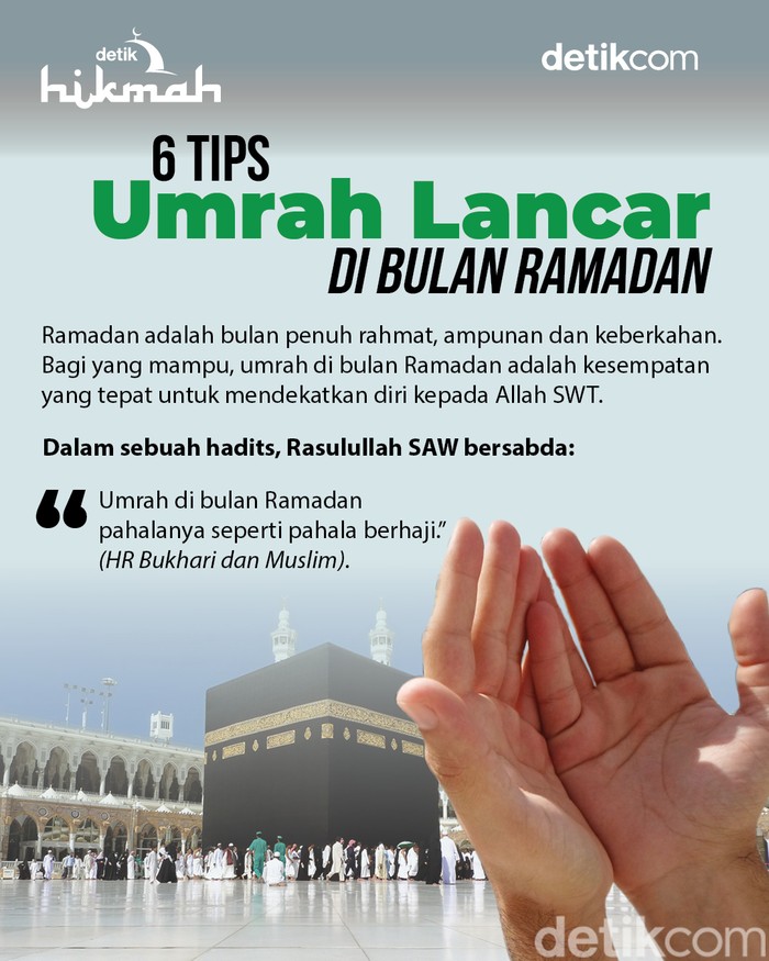 6 Tips Umrah Lancar di Bulan Ramadan