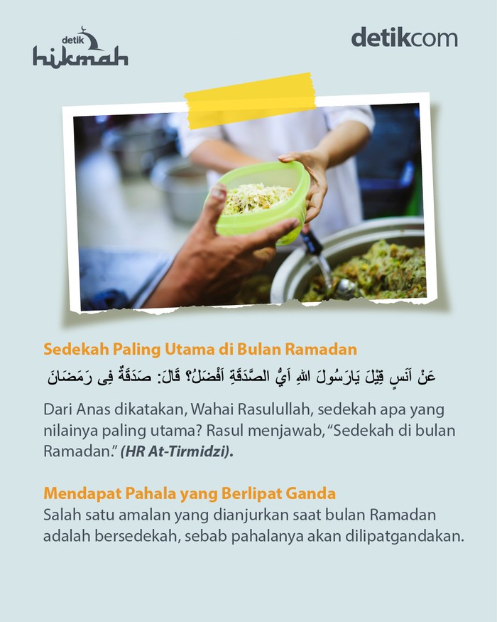 5 Keutamaan Sedekah di Bulan Ramadan