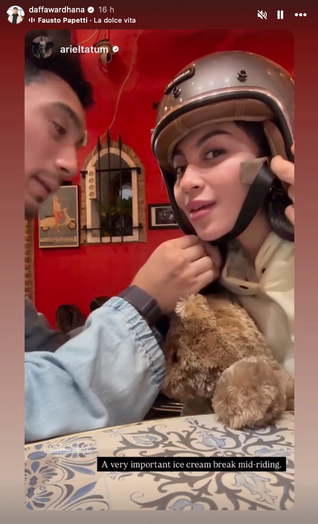 Momen Manis Kebersamaan Ariel Tatum & Daffa Wardhana, Bak Pasangan Ngedate