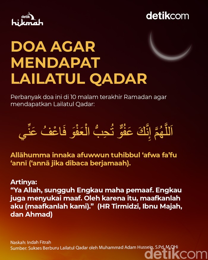 Doa agar Mendapat Lailatul Qadar