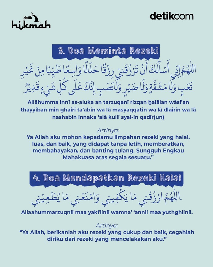 Kumpulan Doa Pembuka Rezeki Halal dan Berkah