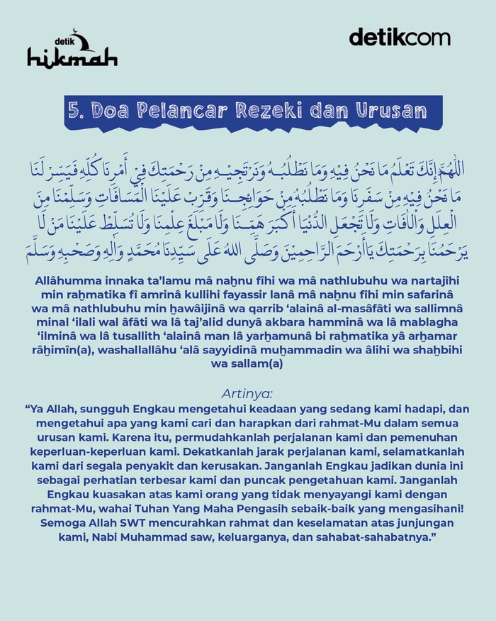 Kumpulan Doa Pembuka Rezeki Halal dan Berkah