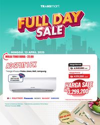 AC Split Harga Rp 3 Jutaan Hanya di Transmart Full Day Sale