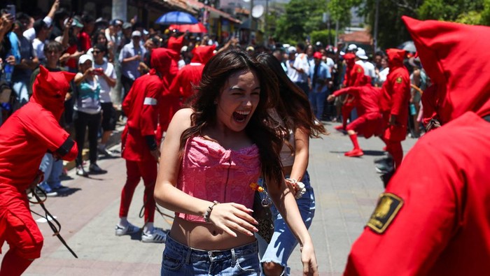 Ritual 'Cambuk Setan' Tandai Dimulainya Perayaan Pekan Suci di El Salvador