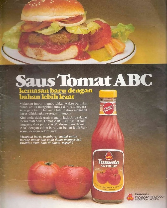 10 Potret Poster Iklan Makanan dan Minuman Tahun 1980-an