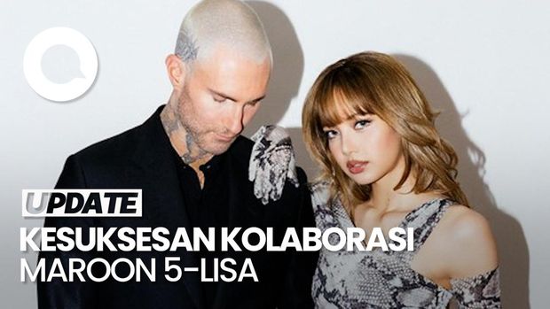Video: Kolaborasi dengan LISA, Maroon 5 Raih Debut Terbesar di Spotify