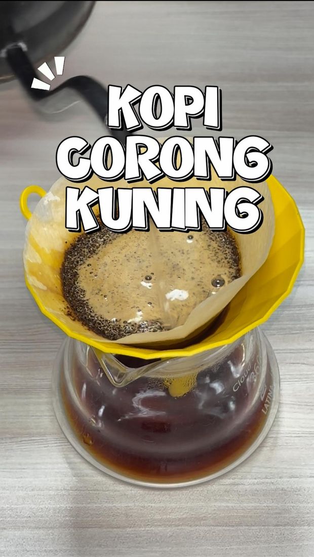Video: Seduh Kopi pakai Corong Kuning yang lagi Viral