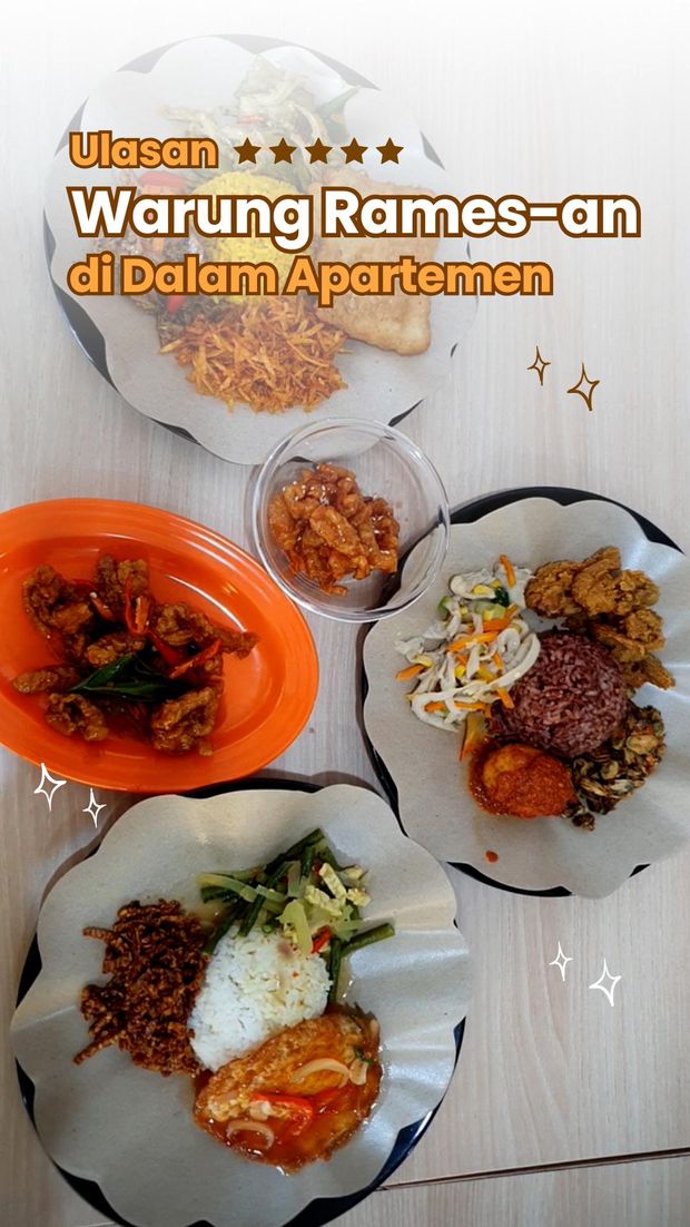 Video: Warung Rames-an dengan Opsi 100 Menu di Dalam Apartemen Green ...