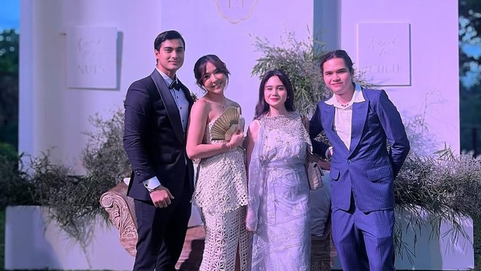 6 Momen Gisel-Cinta Brian di Pernikahan Luna Maya