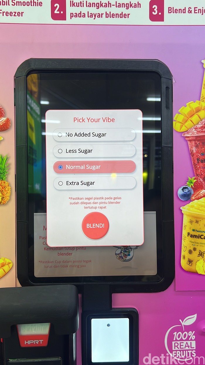 Smoothies Mangga dan Beri Bisa Dibeli via Mesin Otomatis di Minimarket