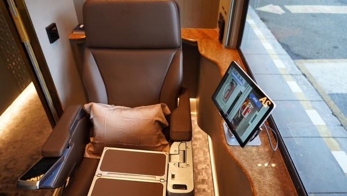 Potret Kereta Suite Class Compartment di KA Argo Bromo Anggrek