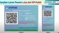Cara Cek dan Tampilan Hasil UTBK SNBT 2025, Klik https://pengumuman ...