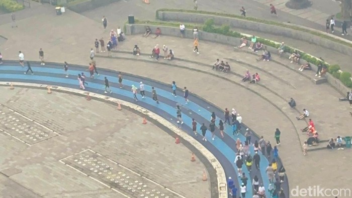 Potret Gasibu dari Ketinggian, Terlihat Kudjang dan Helipad di Tengah ...