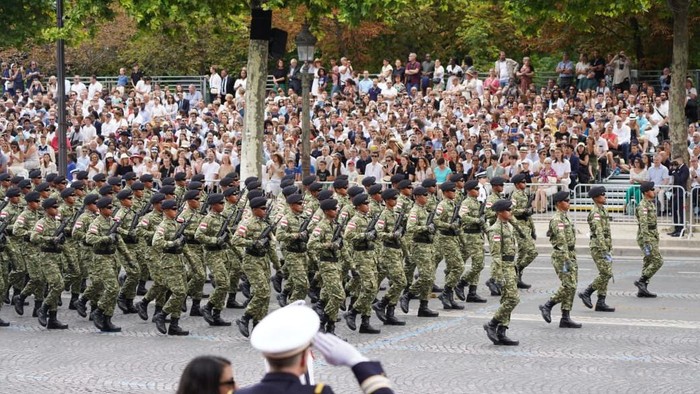 Pasukan TNI Jadi Sorotan di Parade Bastille Day Prancis