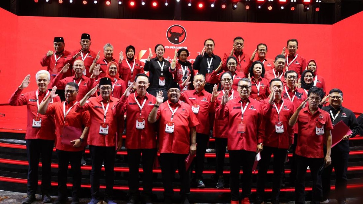 Struktur Lengkap Pengurus DPP PDIP 2025-2030 Hasil Kongres di Bali