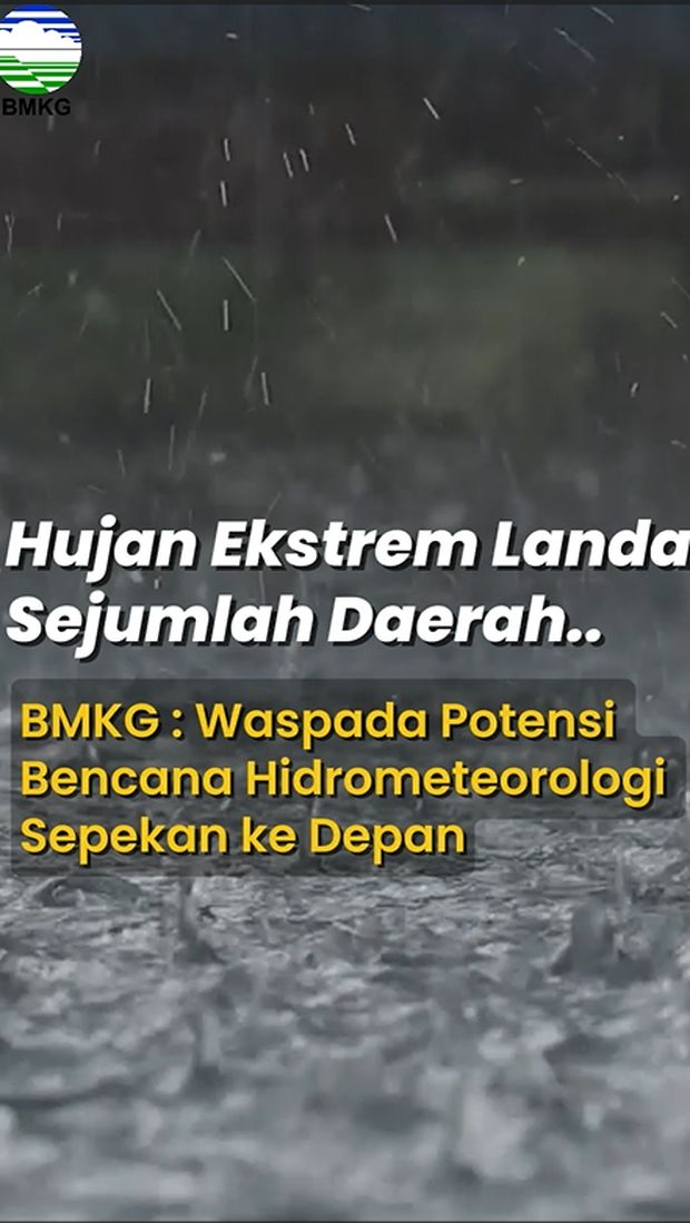 Video BMKG Imbau Masyarakat Waspadai Cuaca Ekstrem Sepekan ke Depan