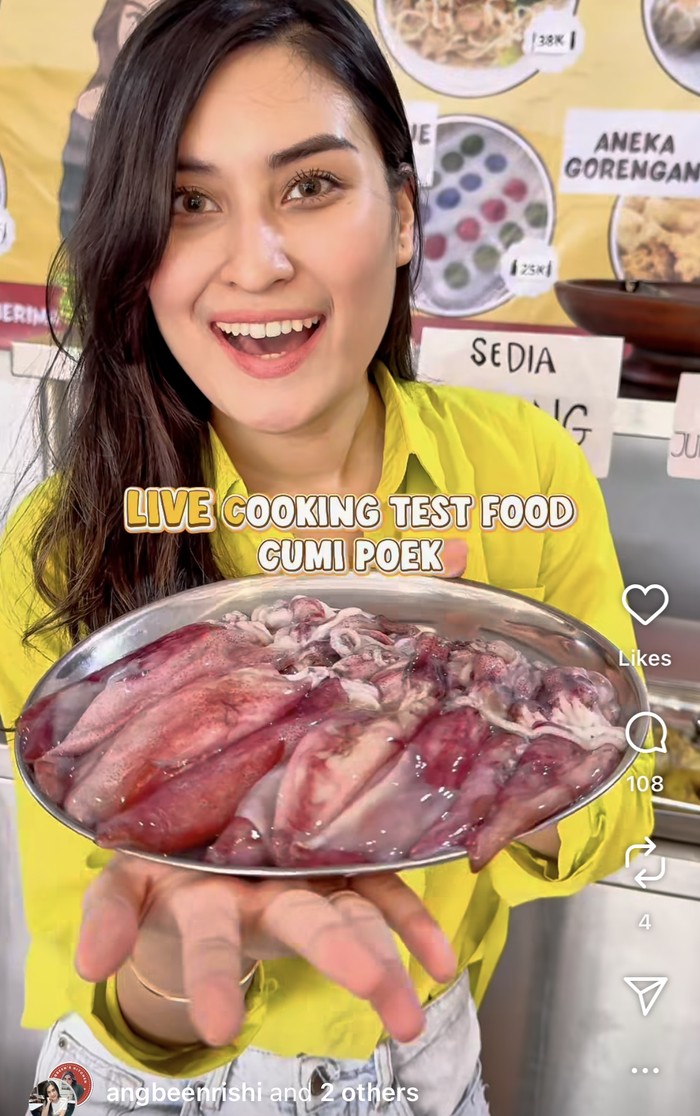 Angbeen Rishi, Istri Adly Fairuz yang Hobi Masak dan Punya Warung Makan