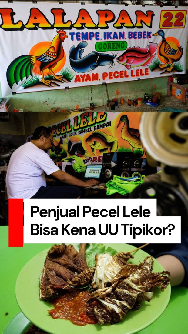 Video Cek Fakta: Penjual Pecel Lele di Trotoar Bisa Kena UU Tipikor?