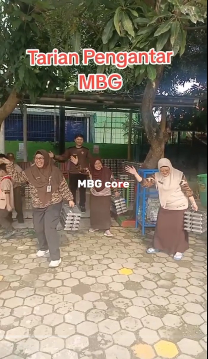 'MBG Core' di TikTok Ini Tunjukkan Momen Kocak Murid Makan MBG