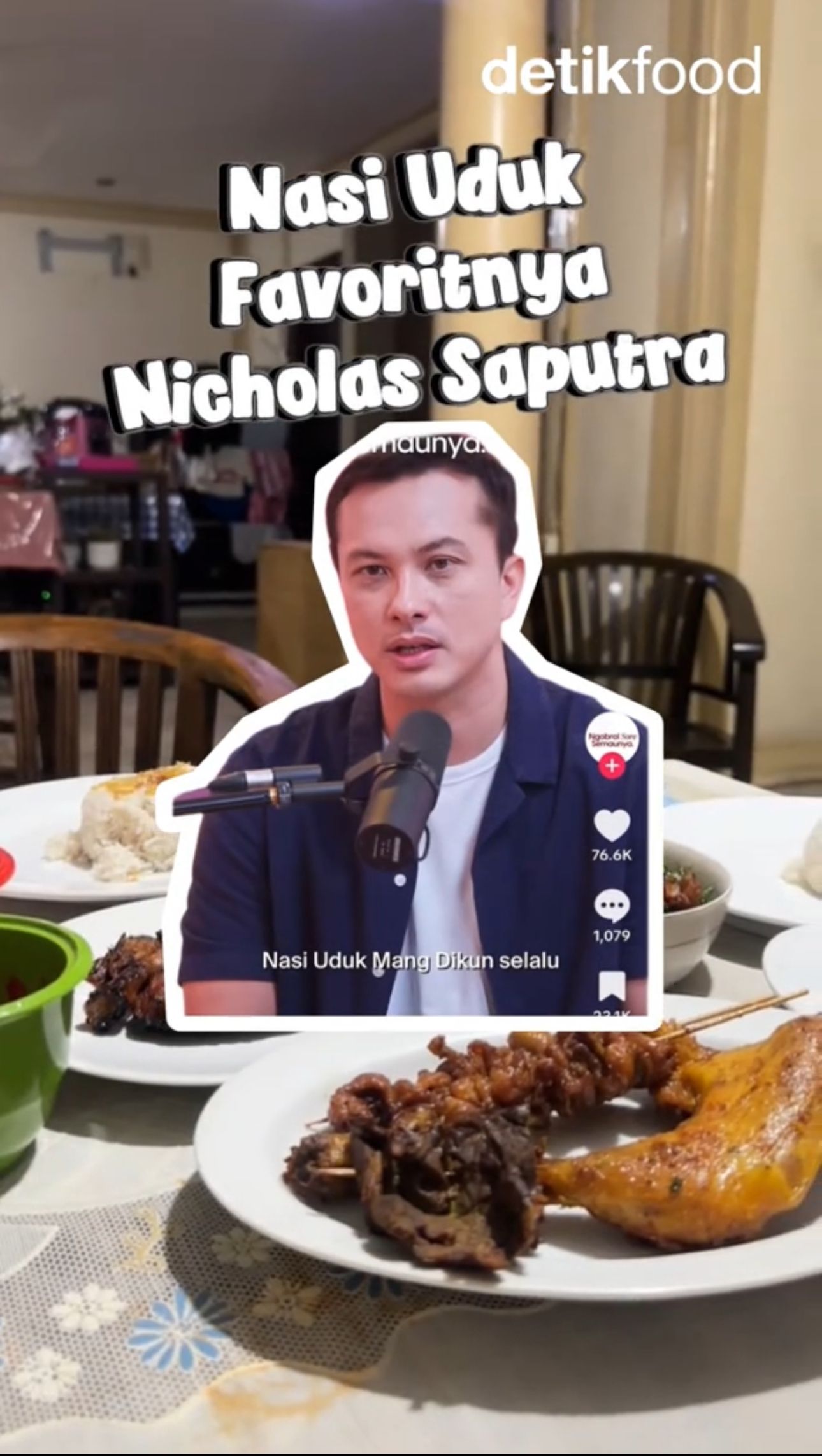 Video: Legendaris! Ini Kelezatan Nasi Uduk Favorit Nicholas Saputra