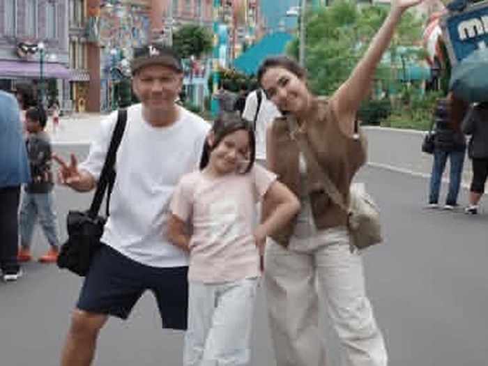 Liburan Bareng Gading Marten dan Gempi, Gisel: Makasih Papa Ding