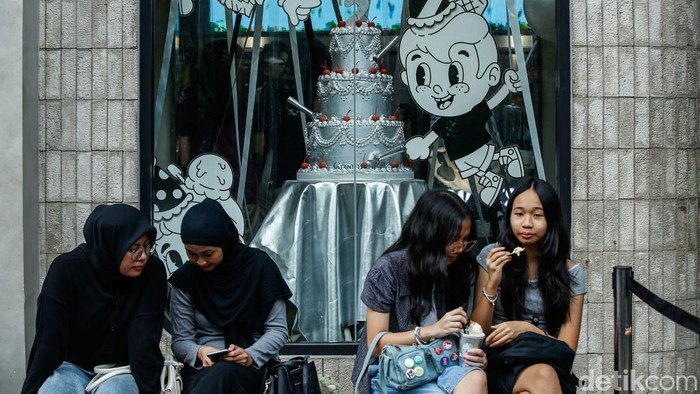 Gang Viral Blok M Jadi Spot Instagramable dan Kuliner Baru di Jakarta