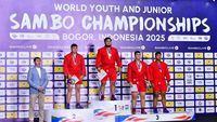 Kejuaraan Dunia Sambo Remaja dan Junior: Indonesia Raih 4 Perunggu